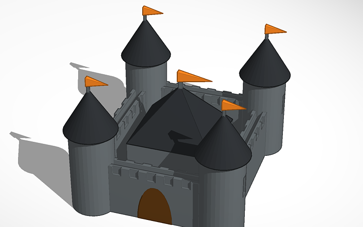 3D design Castle - Tinkercad