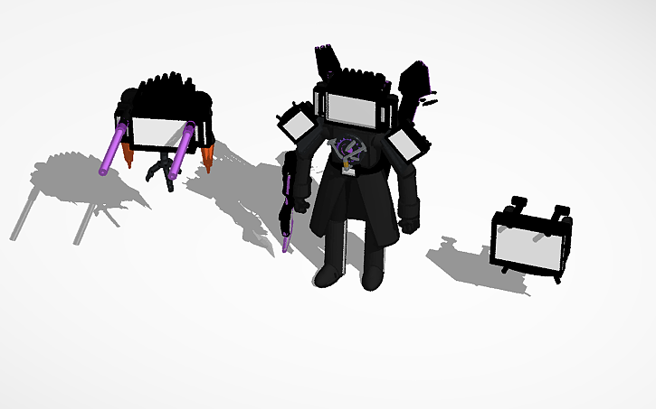 3D design Titan TV Man | Tinkercad