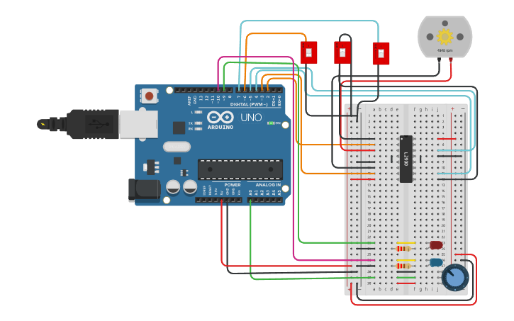 Circuit design TAREA 1 MISAEL BELTRAN MEJORADA - Tinkercad