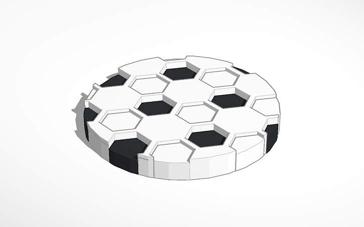 3D design Soccer Ball - Tinkercad