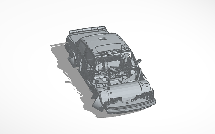 3D design Crashed JDM Volvo 780 - Tinkercad