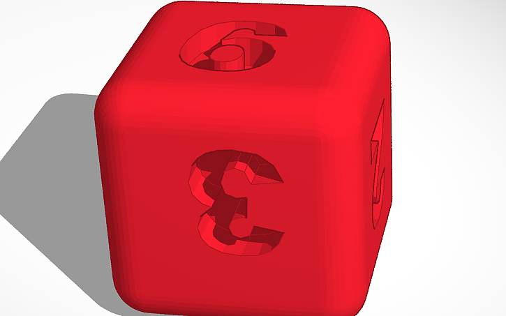 3D design dice - Amy wheat | Tinkercad