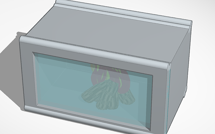 3D design Fireplace - Tinkercad