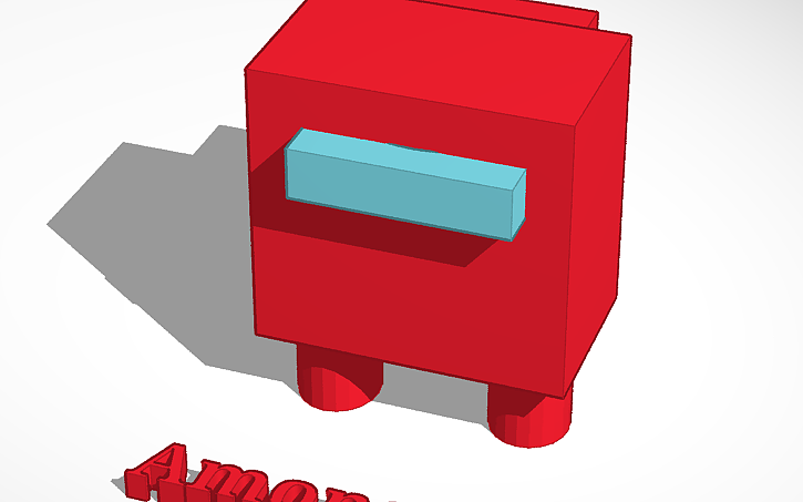 3D design Among Us - Tinkercad