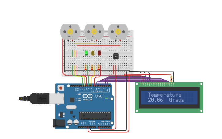 Circuit design Lógica Aplicada - Prova A3 | Tinkercad