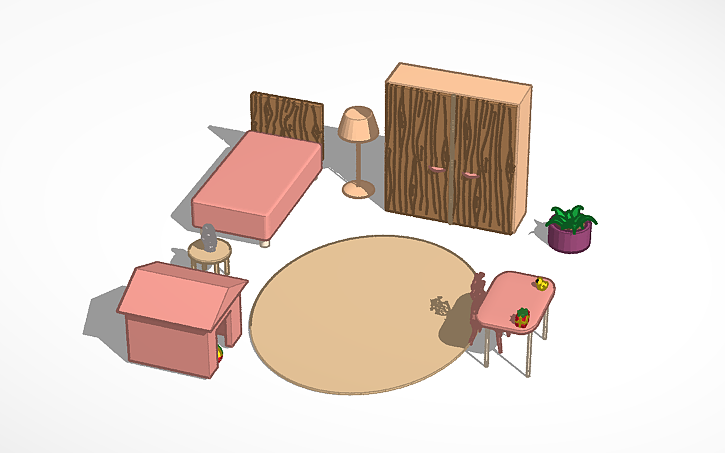 3D design Oda Tasarımı (KIZ) | Tinkercad