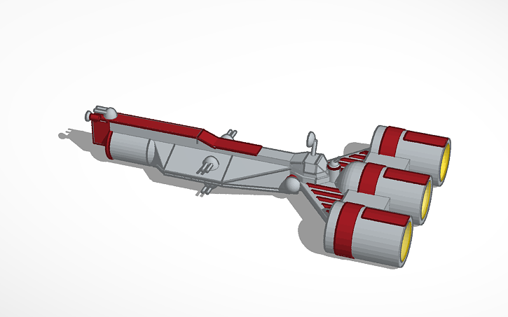 3D design Republic Consular Class Frigate | Tinkercad