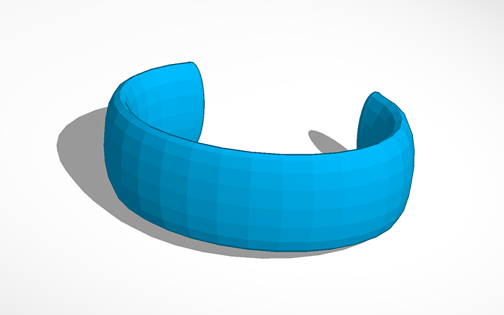 3D design Copy of bracelet | Tinkercad
