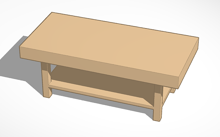 3D design Wood working bench | Tinkercad