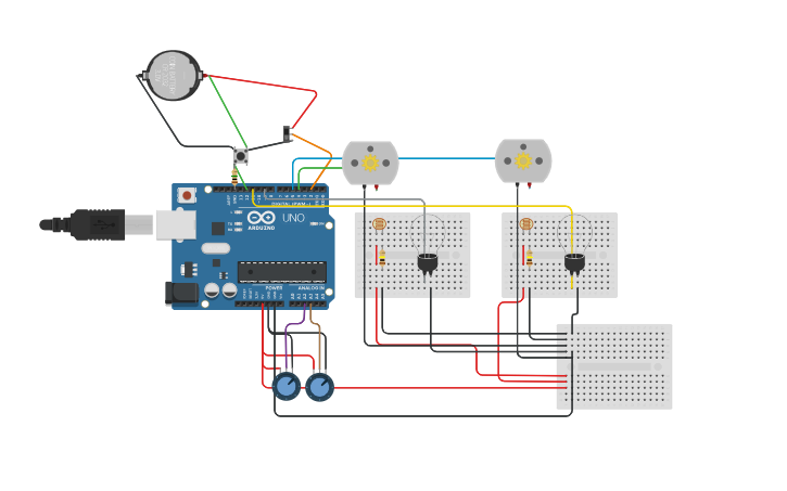 Circuit design Mic :) - Tinkercad