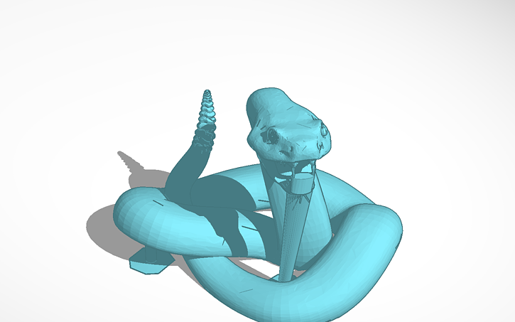 3D design Snake - Tinkercad