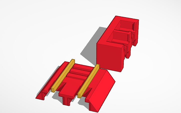 3D design Unitrack Alignment Jig - Tinkercad