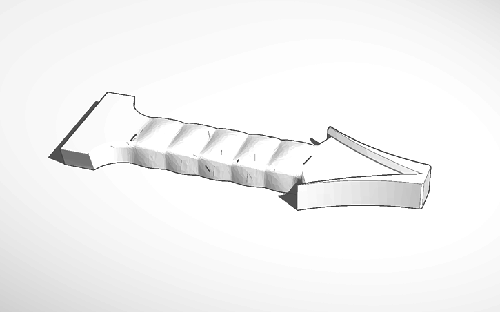 3D design handle - Tinkercad