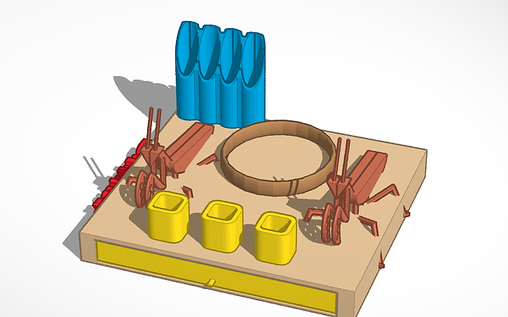 3D design Dab Station w/Sliding Drawer | Tinkercad