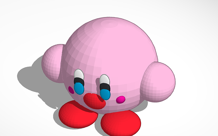 3D design KIRBY | Tinkercad