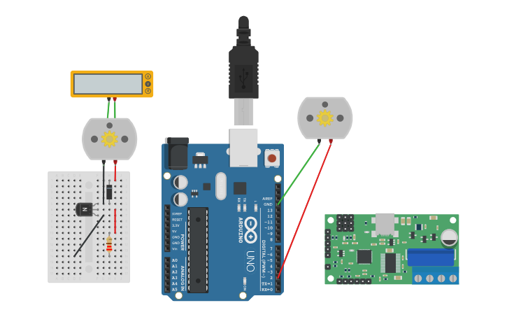 Circuit Design Ex19 Arduino Control Dc Motor With Encoder Tinkercad Images