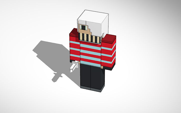 3D design Minecraft SlSoldier - Tinkercad