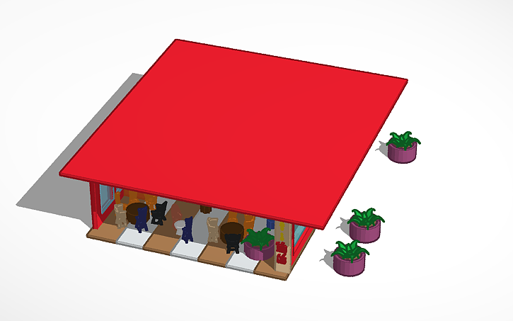 3D design Tulip Cafe | Tinkercad
