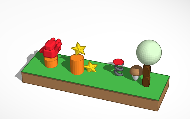 3D design Mario - Tinkercad