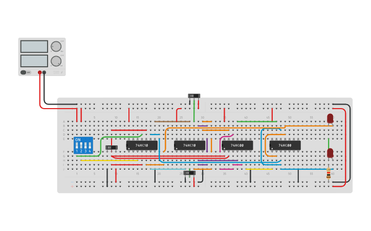 Circuit Design Asynchronous Jk Flip Flop Tinkercad