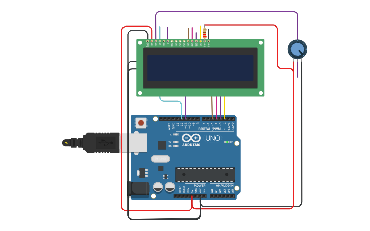 Circuit Design Serial Monitor Lcd Tinkercad