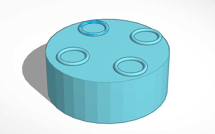 3D design Moderne 4x trap-holder! | Tinkercad