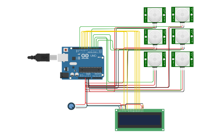 Circuit Design Alarm System Tinkercad
