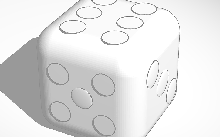 3D design Incredible Dice | Tinkercad