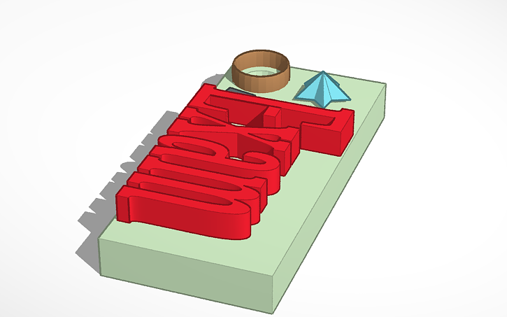 3D design exam-6a11 | Tinkercad