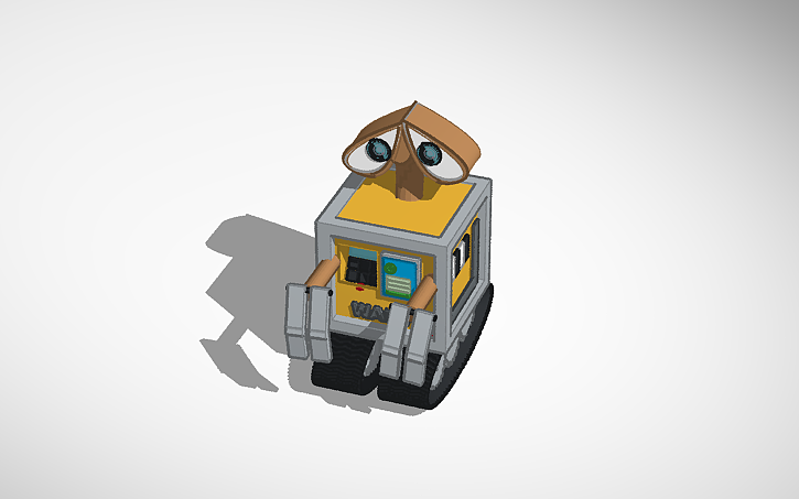 3D design Wall E-Robot - Tinkercad