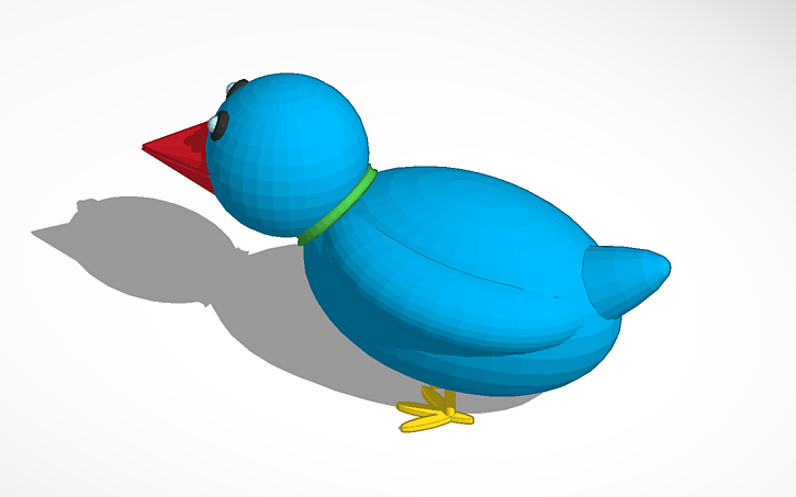 3D design Simple Bird | Tinkercad