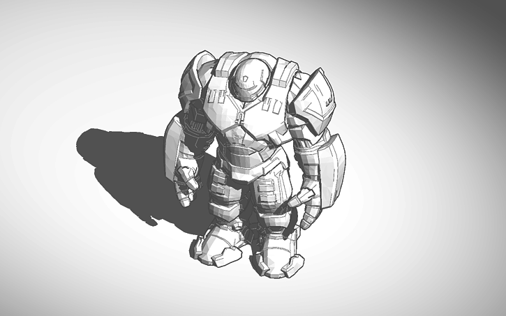 3D design Hulkbuster - Tinkercad