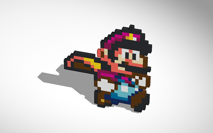 3D design Super Mario - Tinkercad