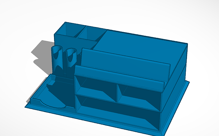 3D design Desktop Organizer | Tinkercad