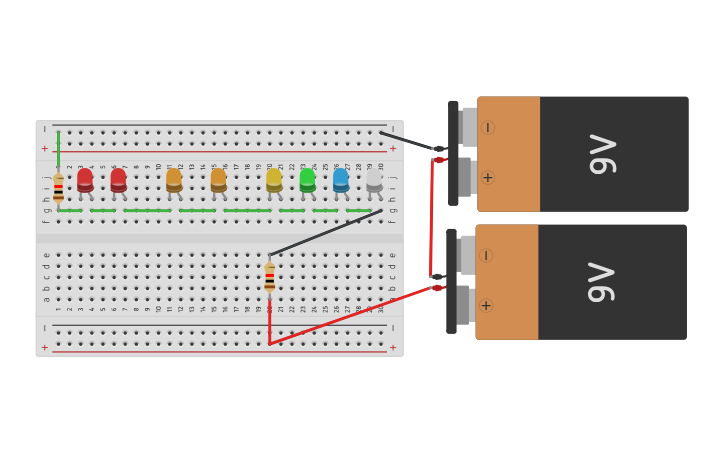 Circuit Design Breadboard Tinkercad