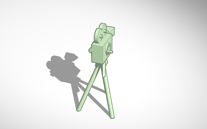 3D design Vintage Movie Camera | Tinkercad