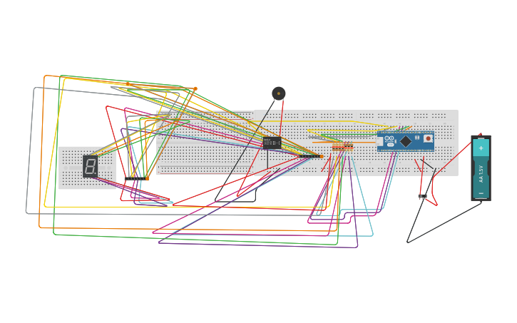 Circuit Design Countdown Tinkercad