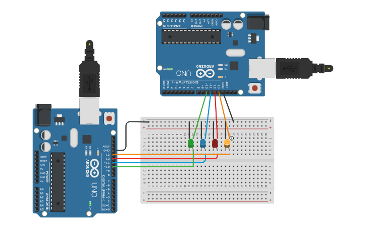 Circuit Design Spi Communication Between 2 Arduino Uno Tinkercad