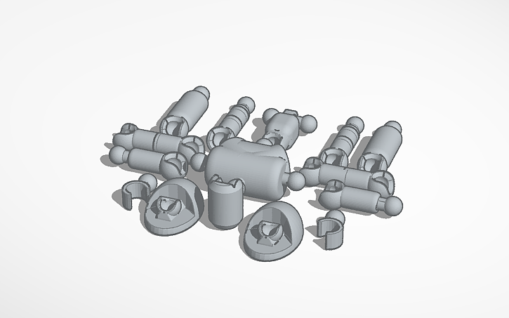 3D design Scuft stikfas - Tinkercad