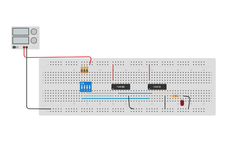 Circuit design circuito_combinatorio_AND_OR - Tinkercad