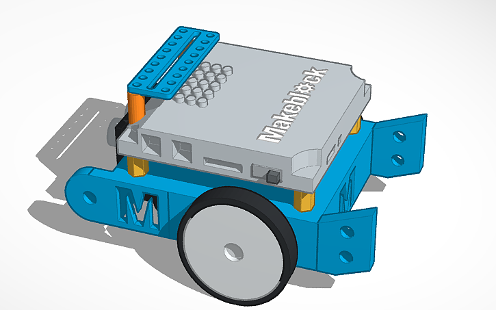 3D design mBot-base-plateau - Tinkercad