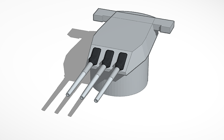 3D design The simplest turret I can make | Tinkercad