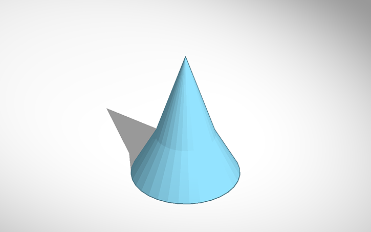 3D design modified cone | Tinkercad