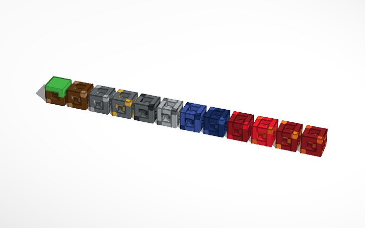 3D design Copy of blocks - Tinkercad