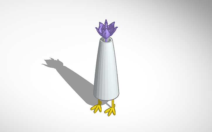 3D design Flower vase | Tinkercad