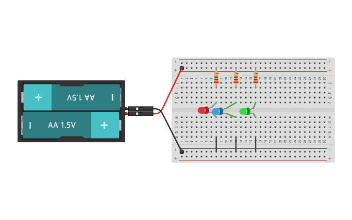 Circuit design Jalire_Jalire_mi primer circuito electrico | Tinkercad