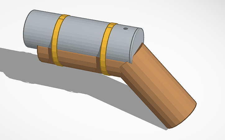 3D design Eoka Pistol (rust) - Tinkercad