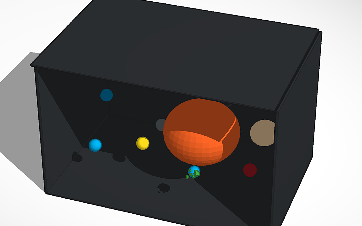 3D design solar system - Tinkercad