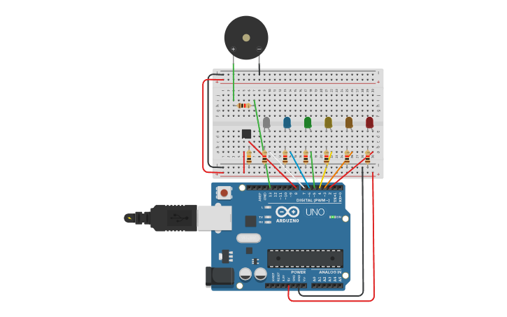 Circuit Design Countdown Timer Tinkercad