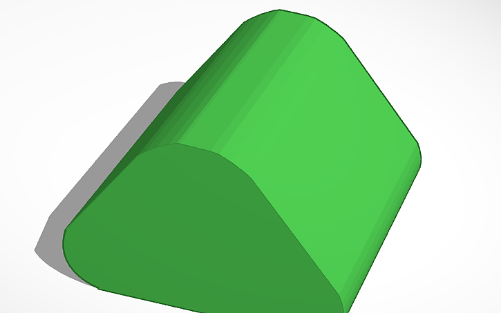 3D design Mrs. Bellant's Rounded Triangle - Tinkercad